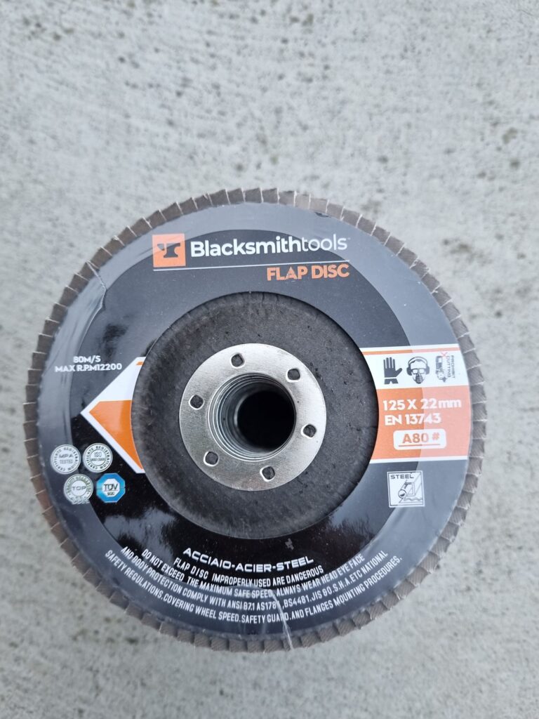 5″ Flap Disc 125×22 #80 Aluminium Oxide (Box 10) – Blacksmithtools